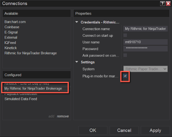 Rtrader y NinjaTrader al mismo tiempo – TakeProfitTrader Spanish
